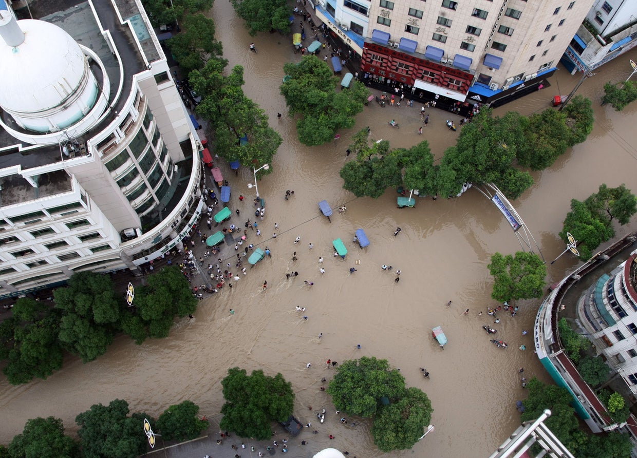 Severe flooding in China