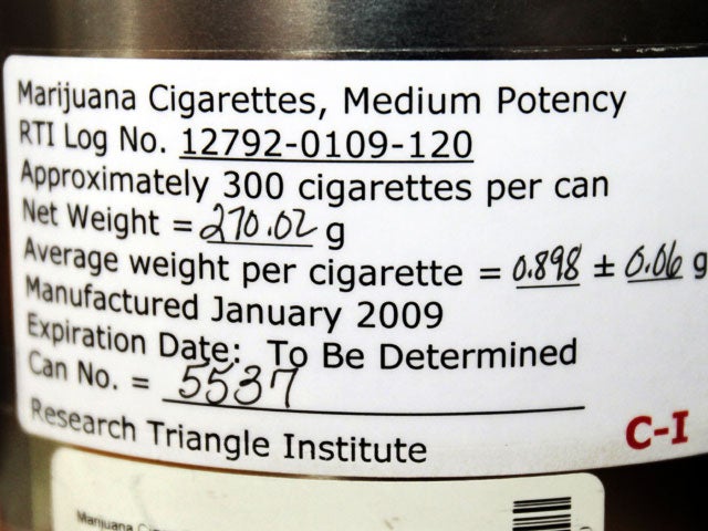 Free pot? Federal program ships marijuana to four