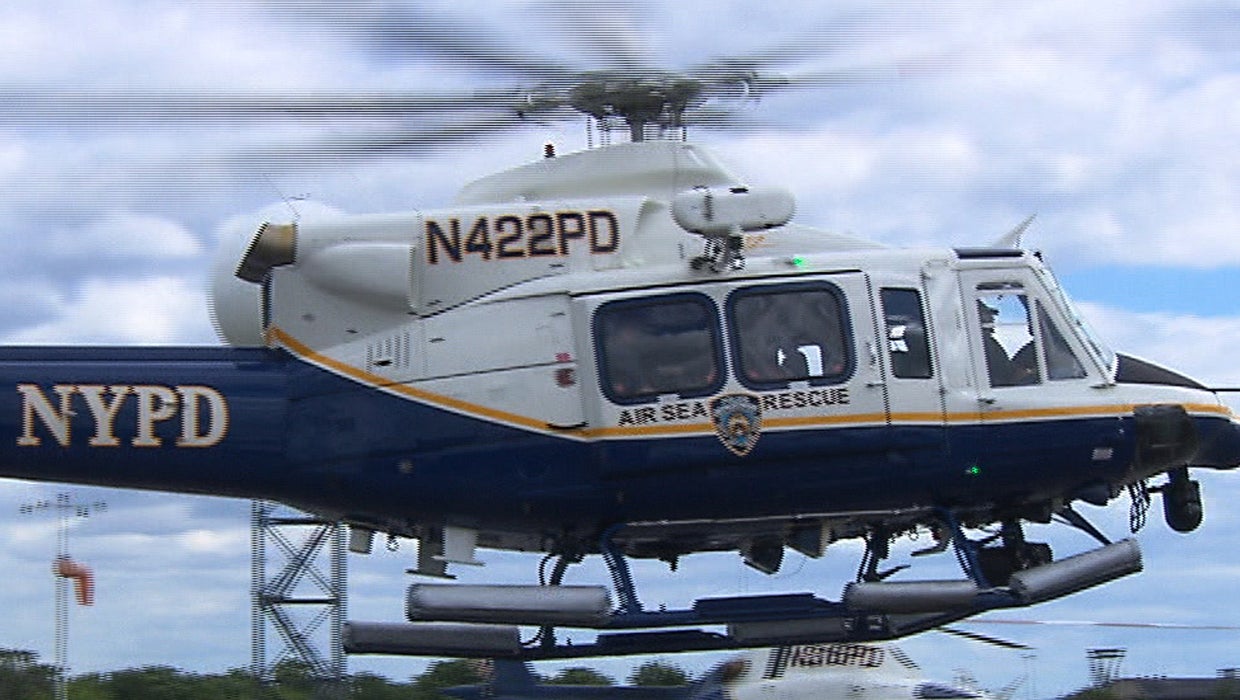 Radiation-spotting chopper is newest NYPD anti-terror weapon - CBS News