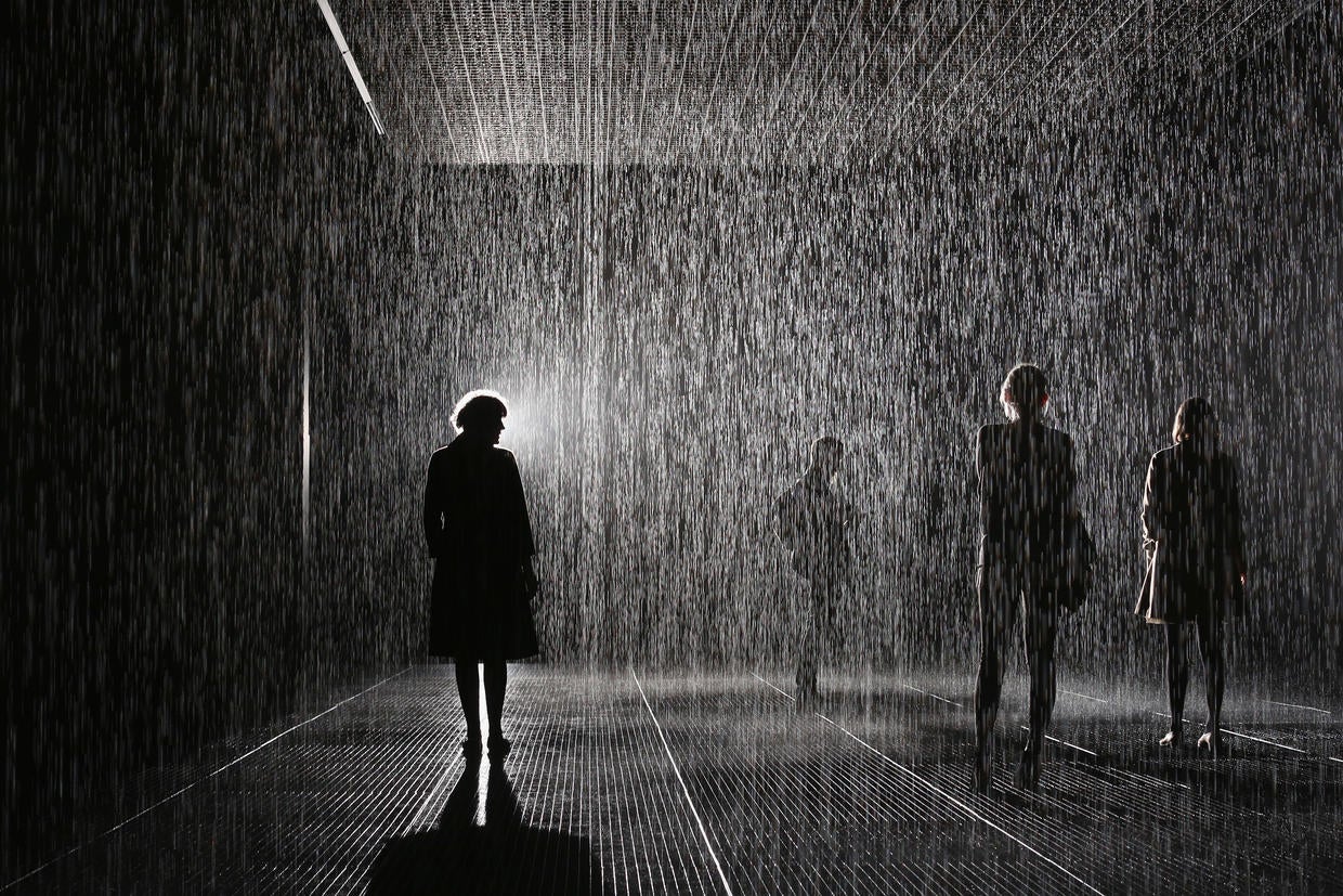 'Rain Room' art installation - Photo 1 - Pictures - CBS News
