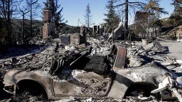 Firefighters make progress battling Calif.'s Silver Fire - CBS News