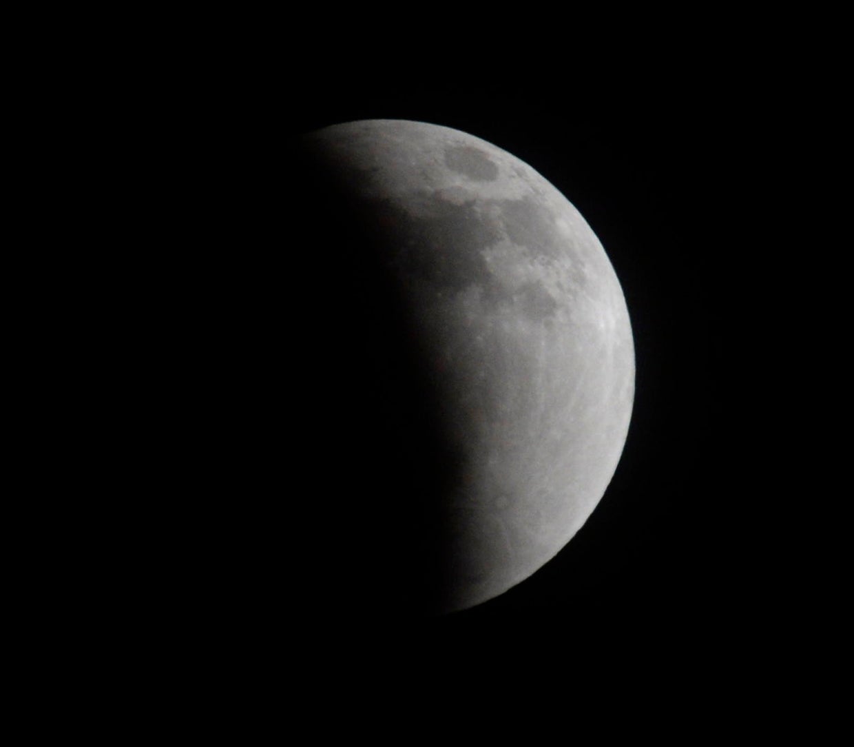 Spectacular views of the "Blood Moon"