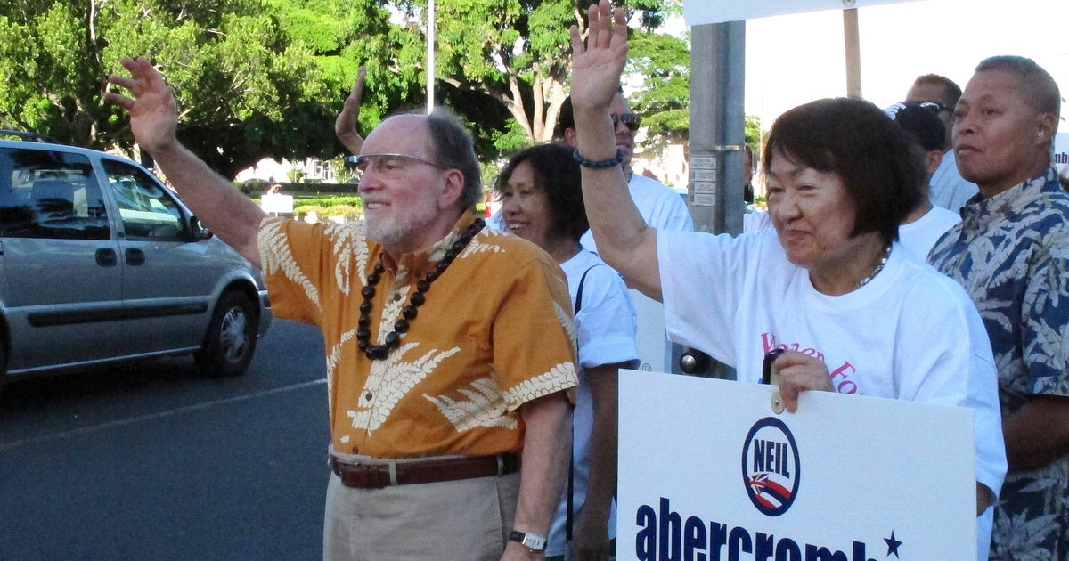 Hawaii Democrats in tough fight for governor, Senate - CBS News