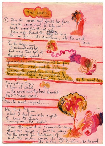The Beatles' original lyrics