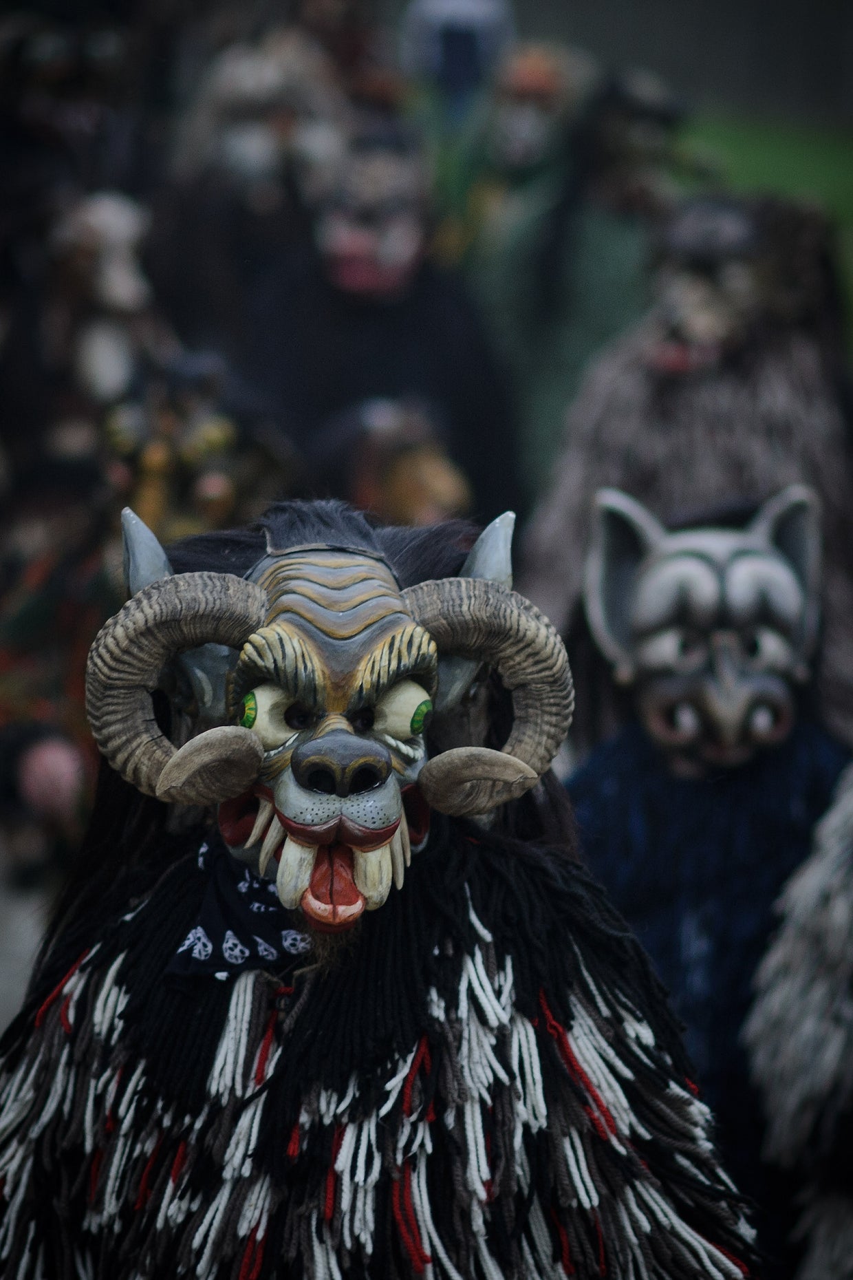 Perchten winter festival - CBS News