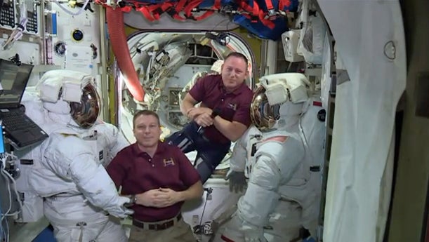 Three spacewalks to kick off big year aboard the ISS - CBS News