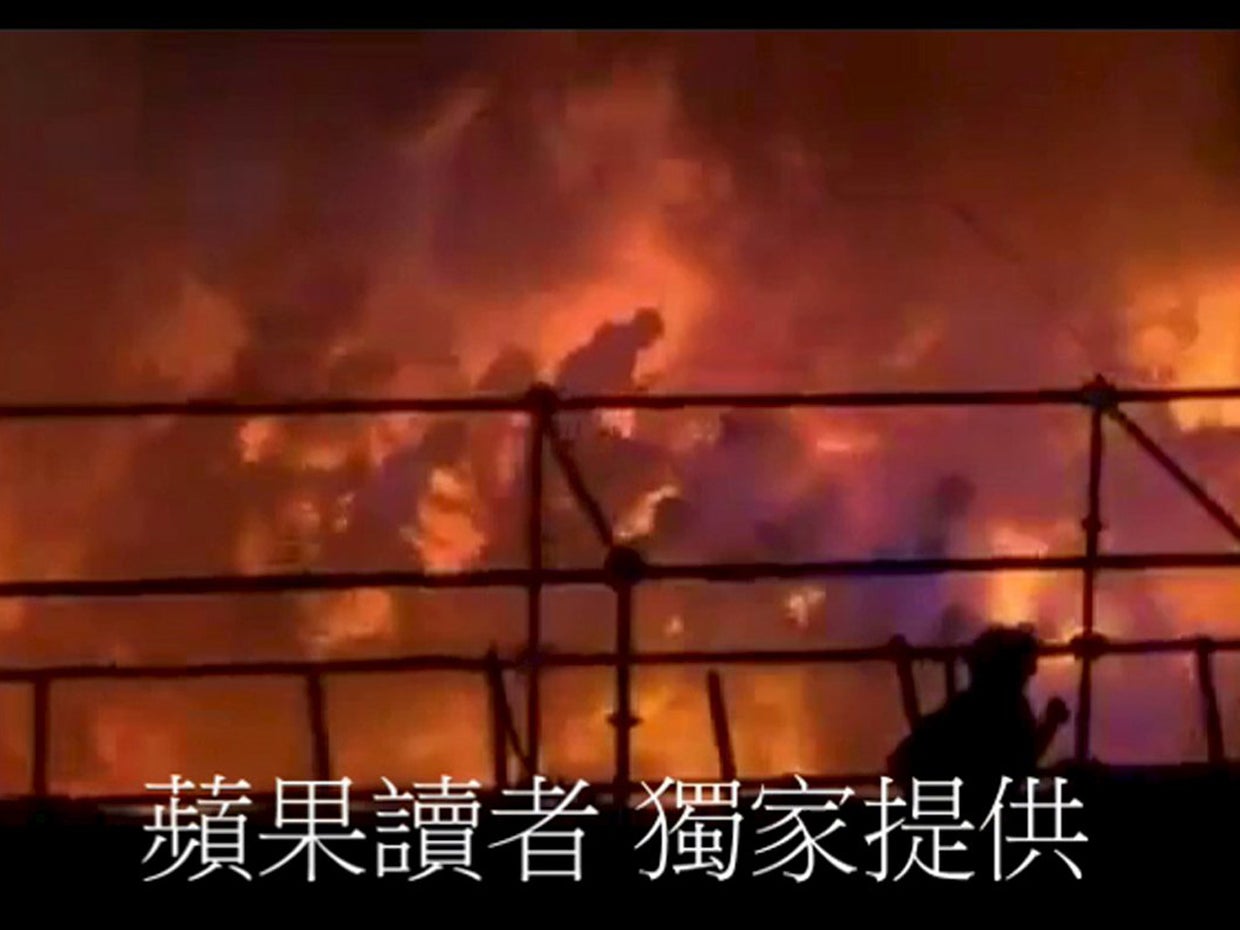 Hundreds hurt in fire at Taiwan water park