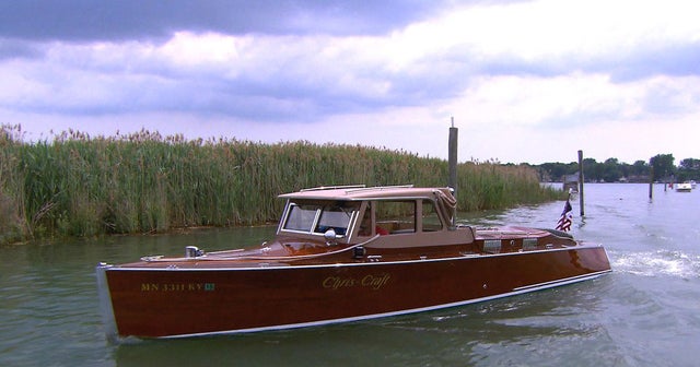 The elegance of classic wooden motorboats - CBS News