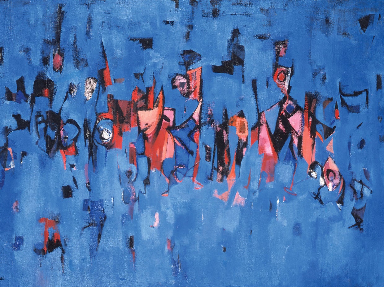 Abstract artist Norman Lewis