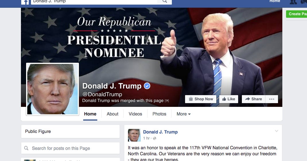 Trump scores higher Facebook interactions than Clinton - CBS News