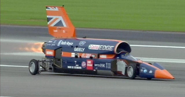 Building a supersonic car to go 1,000 mph - CBS News