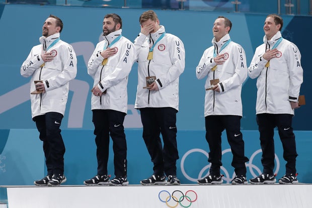 American men win Olympic curling gold, beat Sweden 10-7 - CBS News