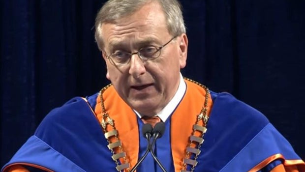 University of Florida graduation marshal caught on video pushing ...