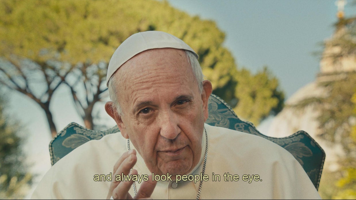 Eye-to-eye with Pope Francis in new documentary - CBS News