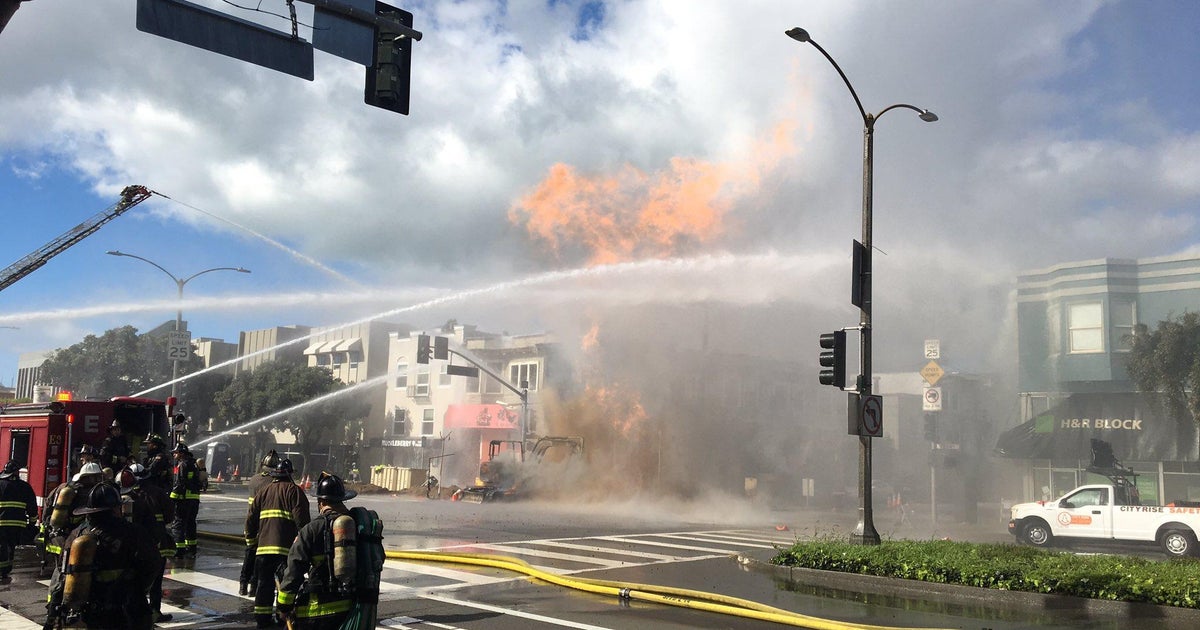 San Francisco explosion: Huge gas line explosion in San Francisco ...
