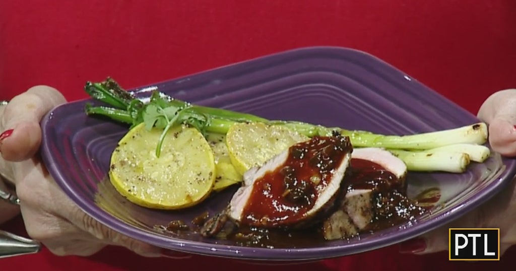 Cooking With Rania: Pork Tenderloin With Bourbon-Q Sauce And Cappuccino ...