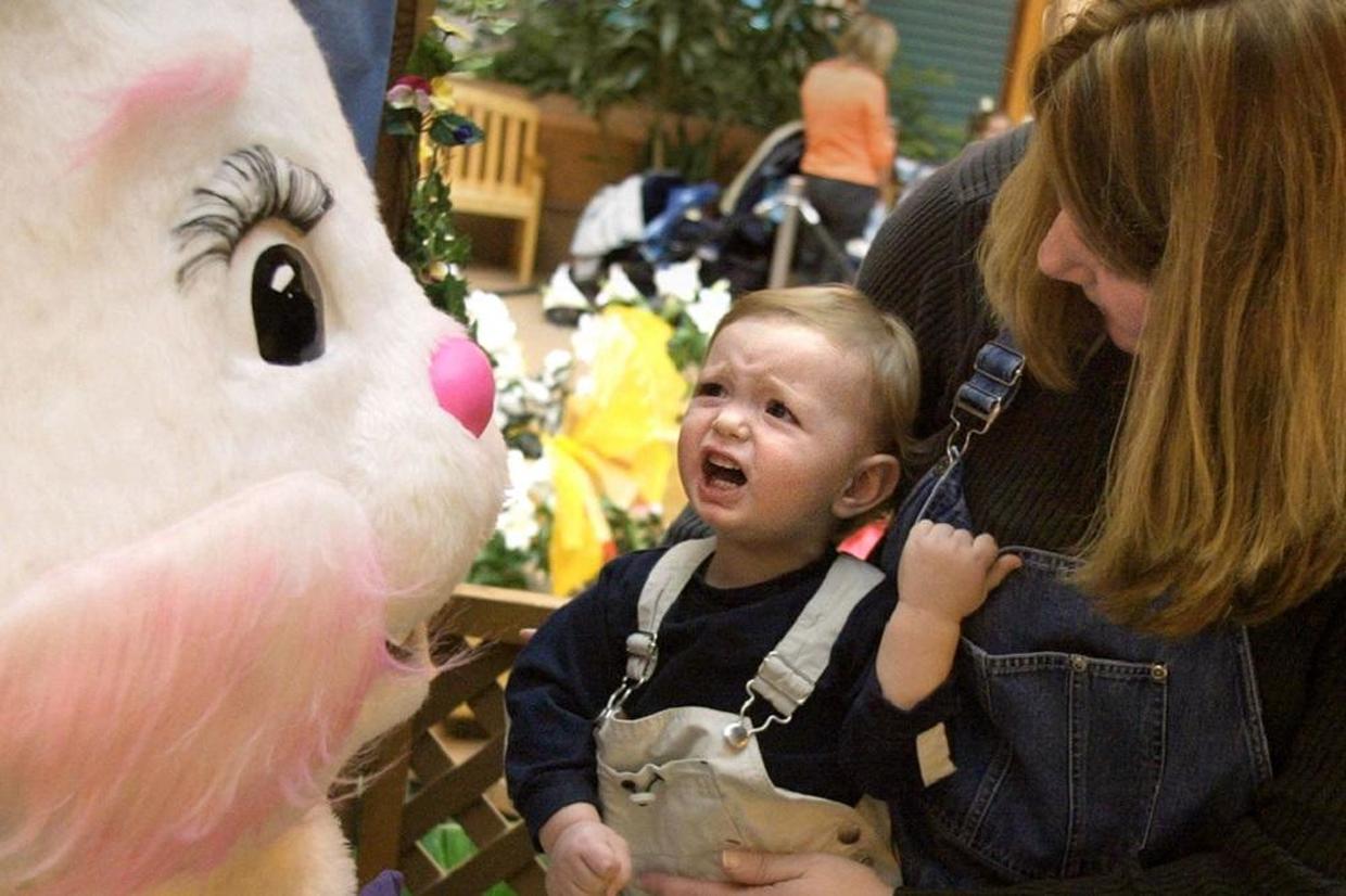 Easter comes but once a year... - Awkward Easter bunny photos from ...