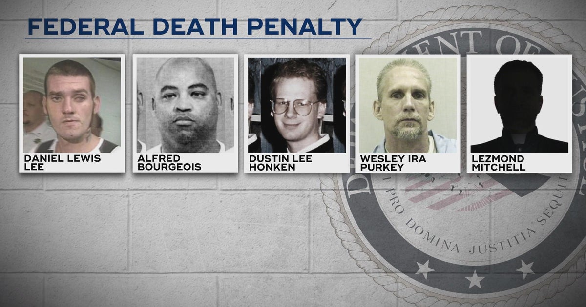 Who are the five men scheduled to be executed under federal law? - CBS News