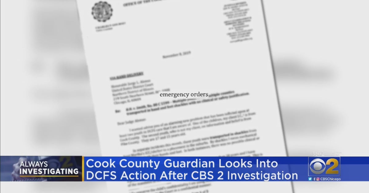 DCFS Can't Explain Why Some Teens Have Been Put In Shackles - CBS Chicago
