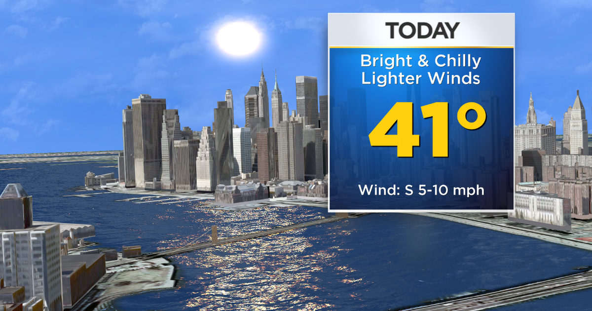 New York Weather: 11/9 CBS2 Saturday Afternoon Forecast - CBS New York