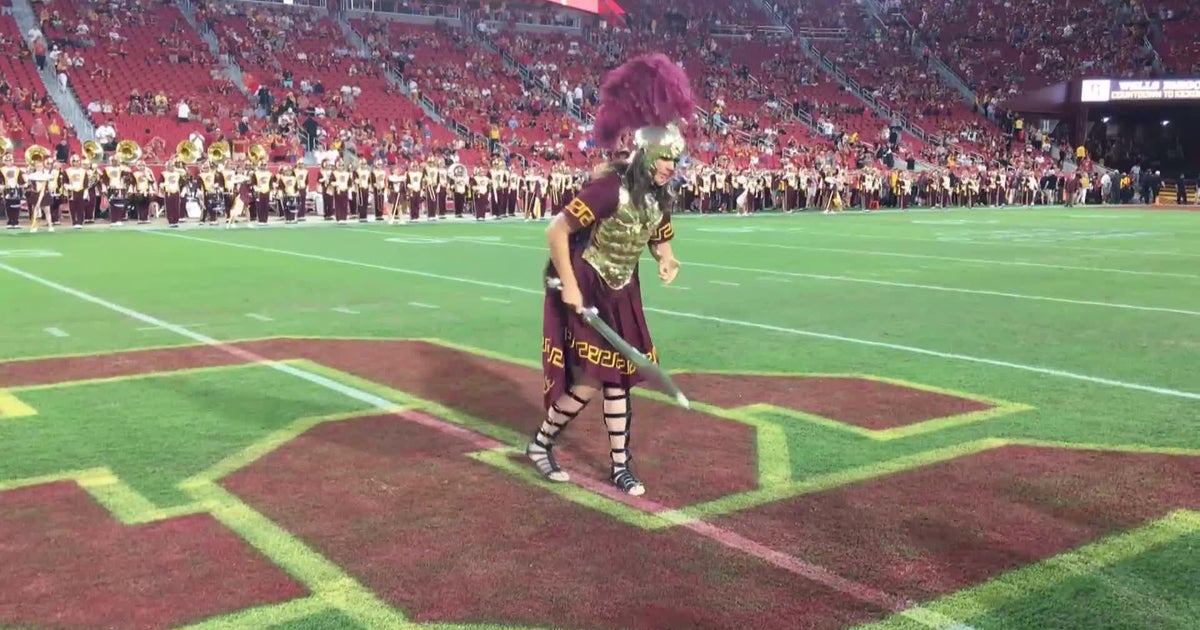 USC Marching Band Gets First Female Drum Major - CBS Los Angeles