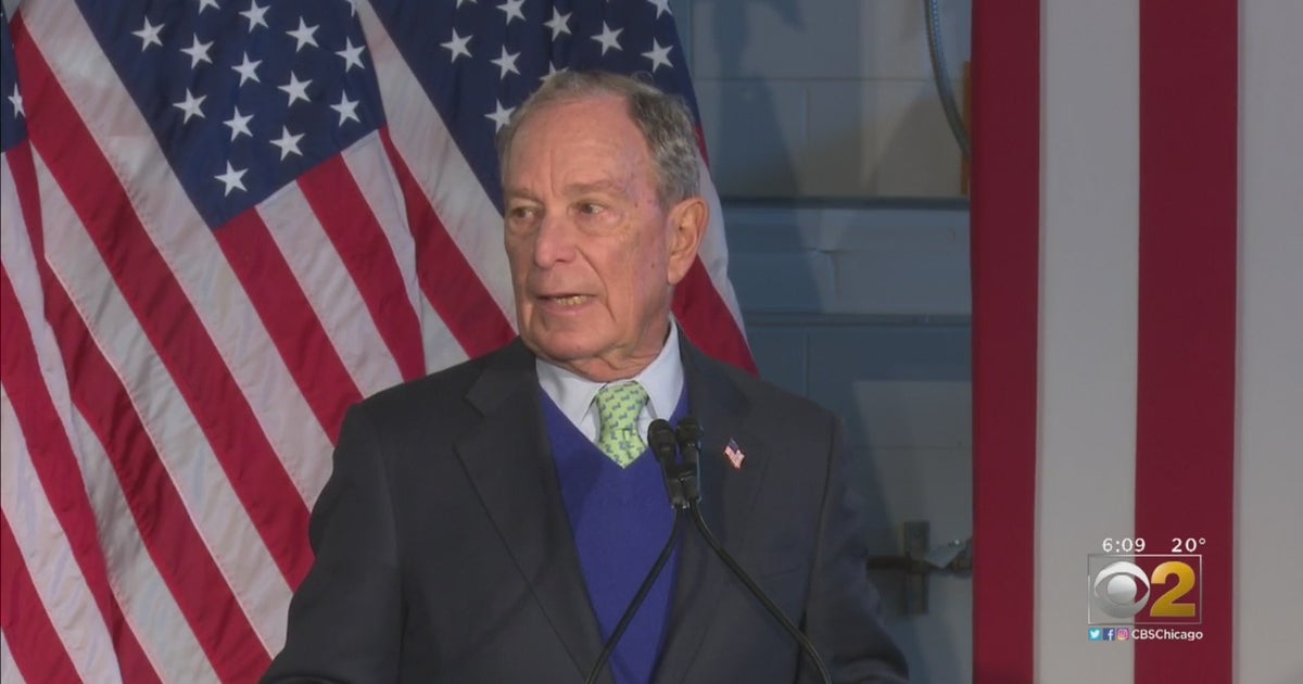 Bloomberg Makes Chicago Campaign Stop - CBS Chicago