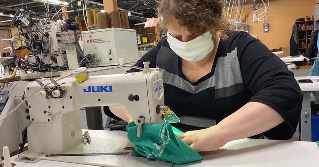 A mask-making movement - CBS News