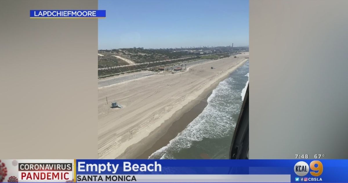 This Image Says It All: Beaches From Malibu To Santa Monica Deserted ...