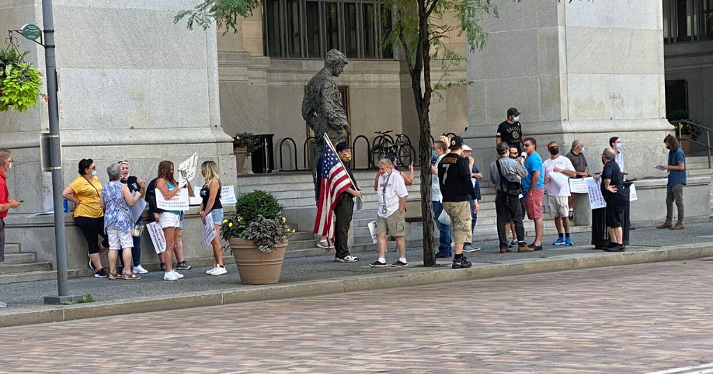 Protesters Gather Downtown To Rally Against Allegheny County's Alcohol ...