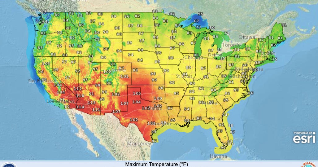Relentless Heat Wave To Bake The U S For multiple Weeks CBS News