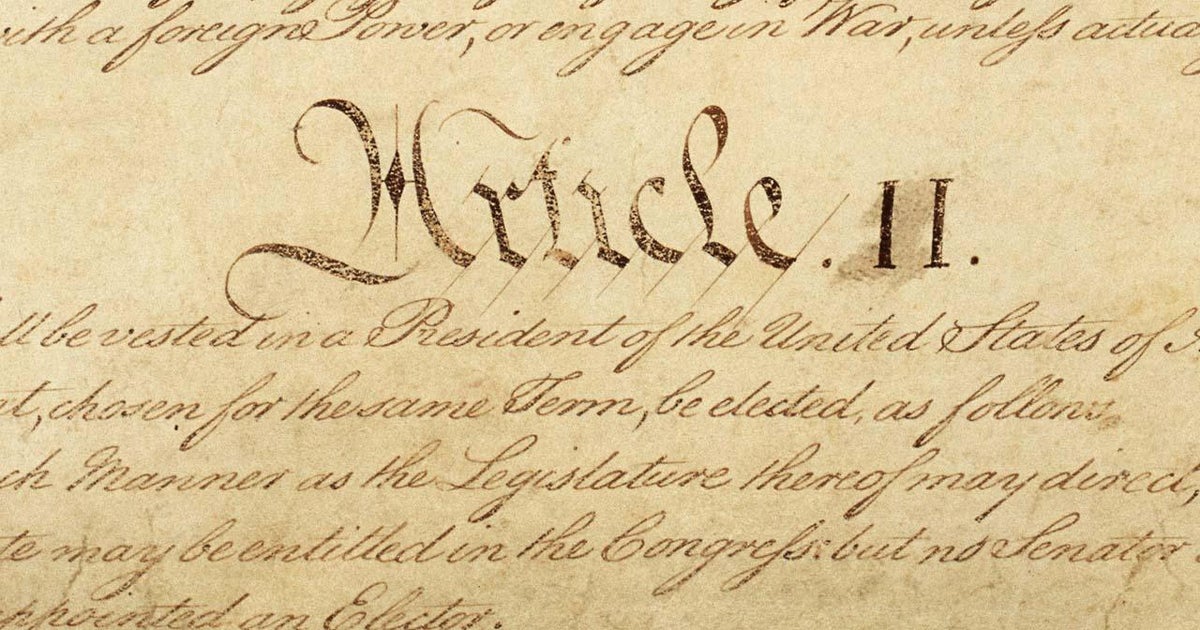 Rewriting the limits of presidential powers - CBS News