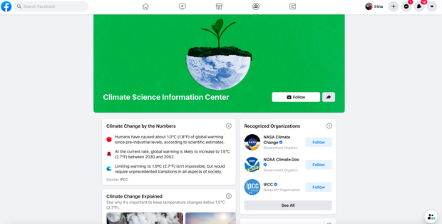 Environmentalists pan Facebook's new climate change hub - CBS News