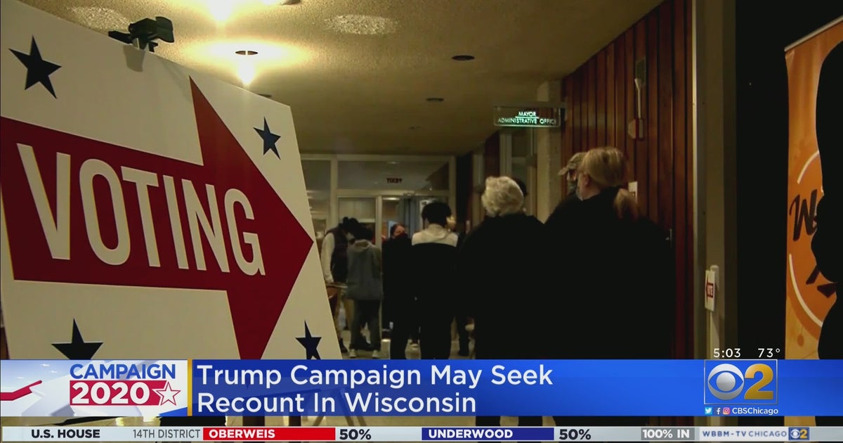 Trump Campaign May Seek Recount In Wisconsin - CBS Chicago