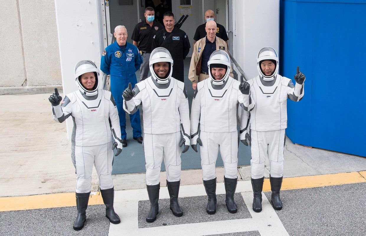 NASA ushering in new era with first operational launch of SpaceX Crew ...