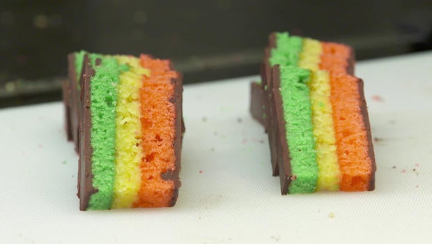 Rainbow cookies get a colorful twist - CBS News