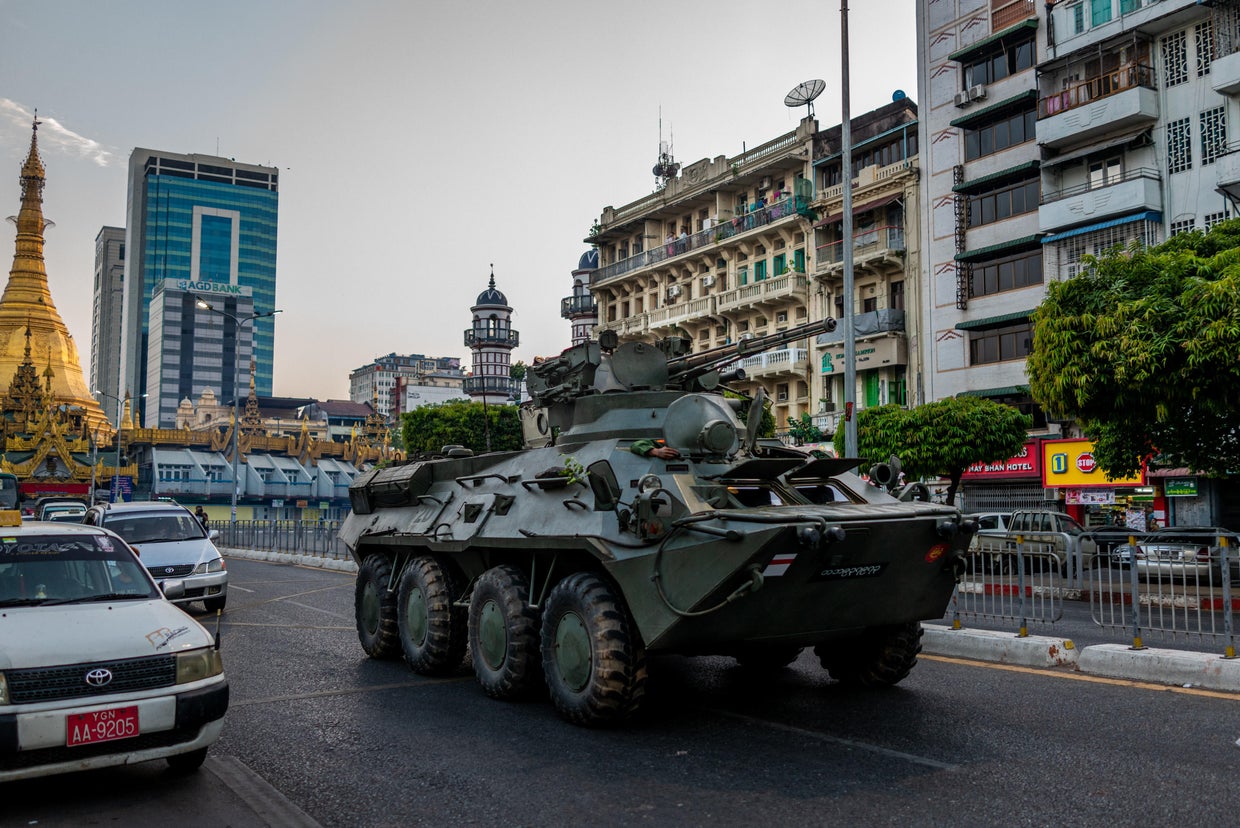 Tensions rise in Myanmar after military vehicle sightings and apparent ...