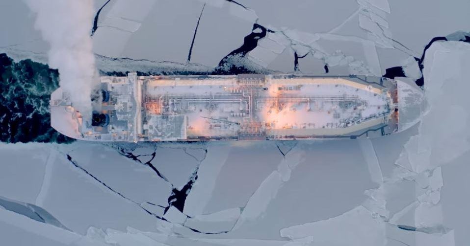 Russian tanker cuts a previously impossible path through the warming ...