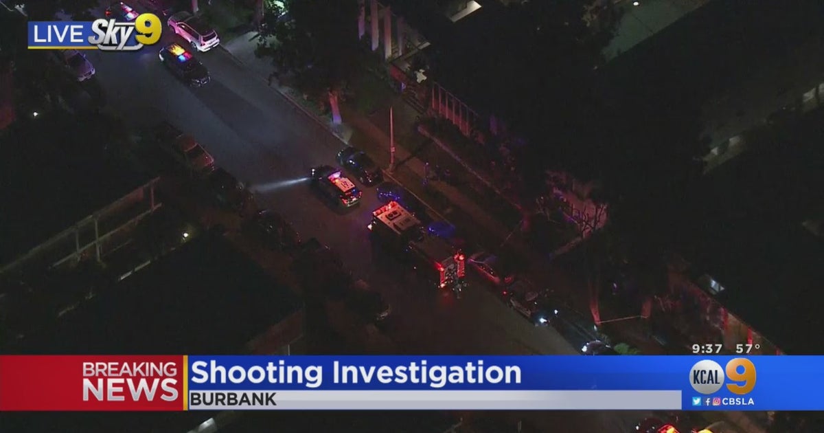1 Injured In Burbank Shooting, Police Investigating - CBS Los Angeles