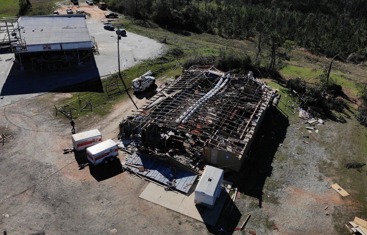 Devastating photos of tornado damage