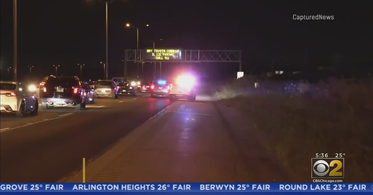 2 Shot While Driving On Bishop Ford Freeway Near 115th Street - CBS Chicago