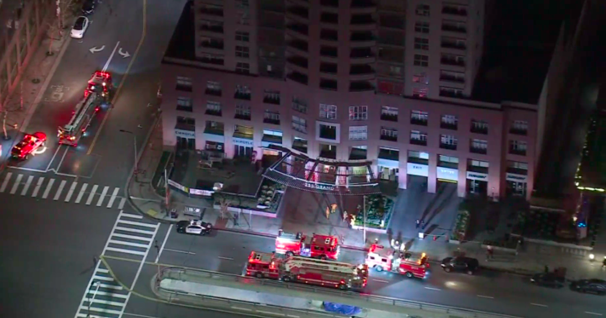 LAFD On Scene Of Possible DTLA High-Rise Fire; Same Location As Monday ...