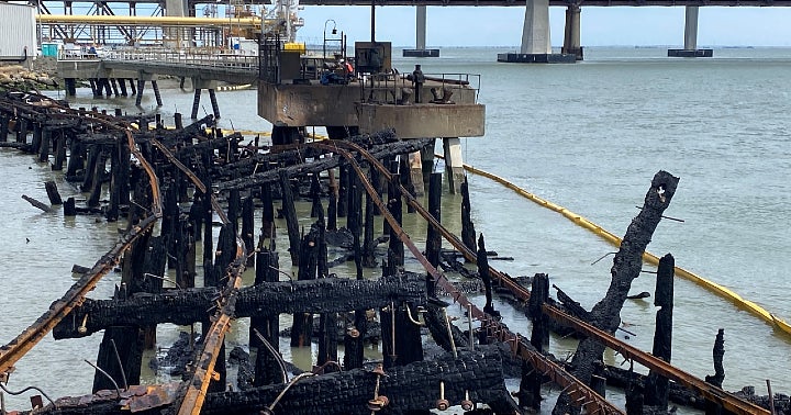 UPDATE: Benicia Pier Fire Finally Extinguished; Boaters Warned Of ...