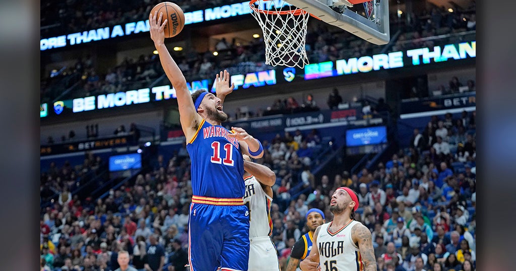 Thompson Scores 41, Warriors Top Pelicans to Clinch 3rd Seed - CBS San ...